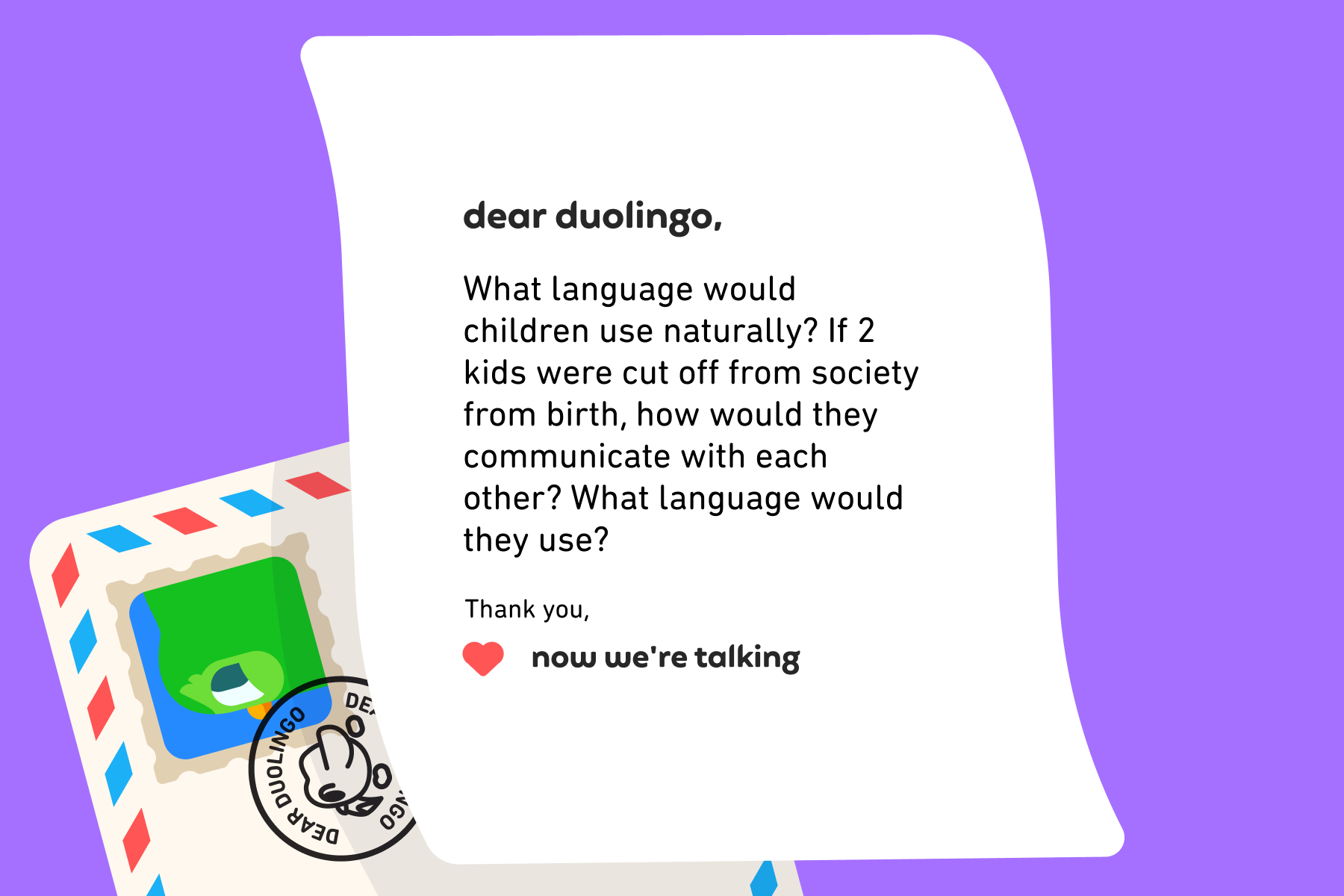 Could Children Communicate if No One Taught Them a Language?