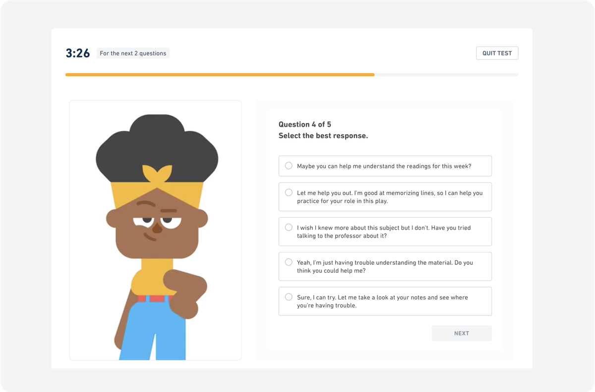 3 ways we improved the DET practice test